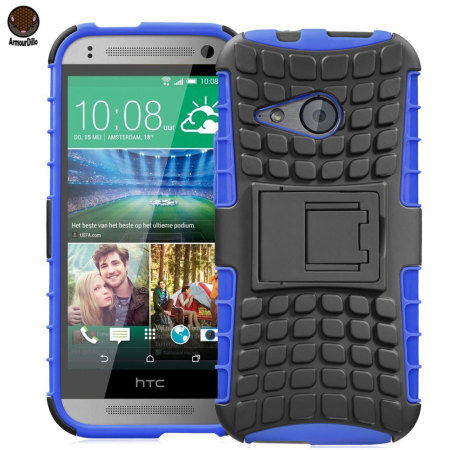 ArmourDillo HTC One Mini 2 Hybrid Protective Case - Blue