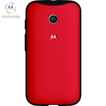 Official Motorola Moto E Grip Shell Case - Cherry