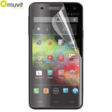 Muvit Twin Pack Matte & Glossy Screen Protector for Wiko Rainbow Reviews
