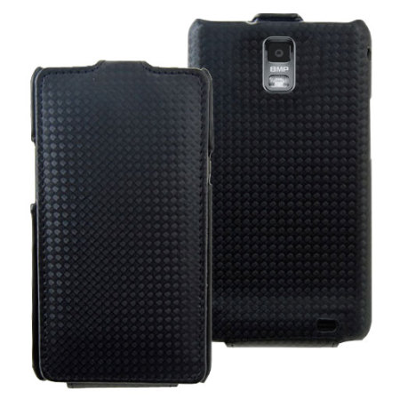 Slimline Carbon Fibre-Style Samsung Galaxy S2 Skyrocket Flip Case