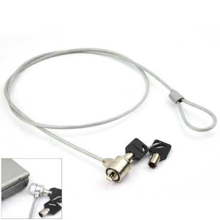Laptop PC Kensington Security Lock and Chain Cable