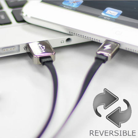 Remax Fully Reversible USB to Lightning Cable - Black