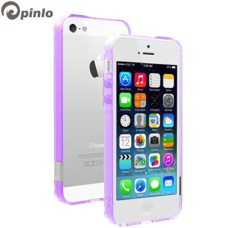 Pinlo BLADEdge Bumper Case for iPhone 5S / 5 - Transparent Purple