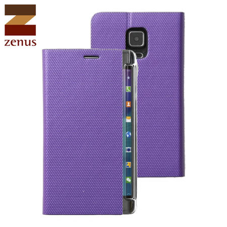 Zenus Metallic Diary Samsung Galaxy Note Edge Case - Violet