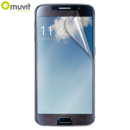 Muvit 2 Pack Matte & Glossy Samsung Galaxy S6 Screen Protectors