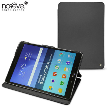 Noreve Tradition Samsung Galaxy Tab A 8.0 Leather Case - Black