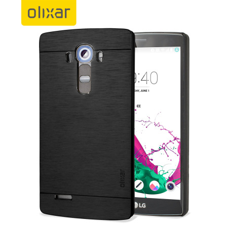 Olixar Aluminium LG G4 Shell Case - Black