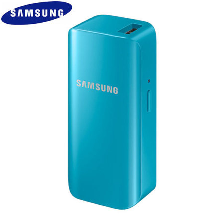 Official Samsung Portable Universal USB 2,100mAh Battery Pack - Blue