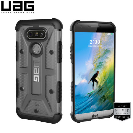 UAG LG G5 Protective Case - Ice / Black