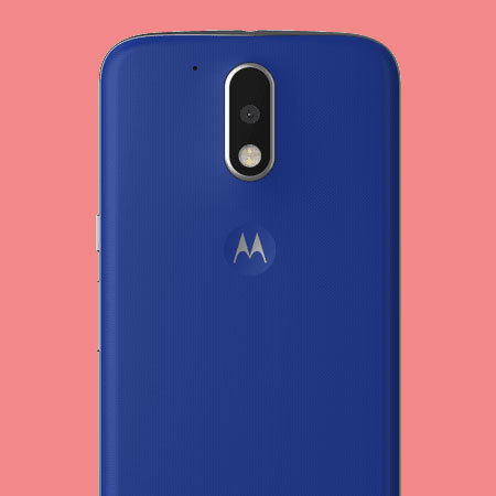 Official Moto G4 Shell Replacement Back Cover - Cobalt Blue
