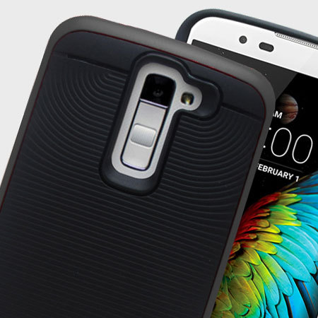 Zizo Hybrid Bumper LG Stylus 2 Tough Case - Black