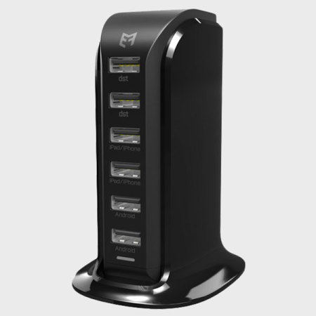 USB Tower Charging Station - 6 Port
