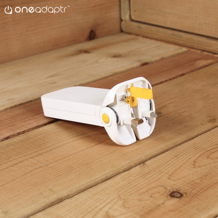 OneAdaptr Flip Power Foldable USB Mains Charger & 2,000mAh Power Bank