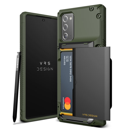 VRS Damda Glide Pro Samsung Galaxy Note 20 Tough Case - Green