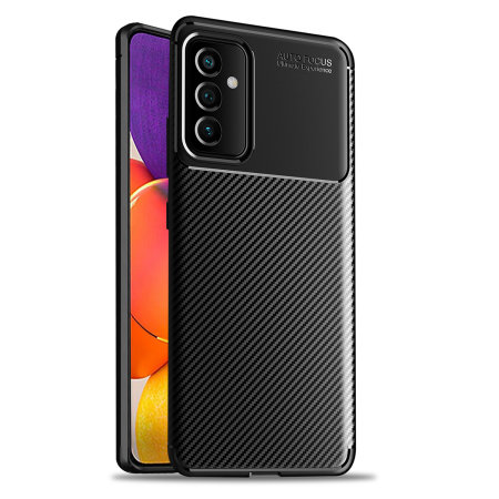 Olixar Carbon Fibre Samsung Galaxy A82 5G Case - Black