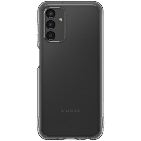 Official Samsung Black Soft Clear Cover - For Samsung Galaxy A04s