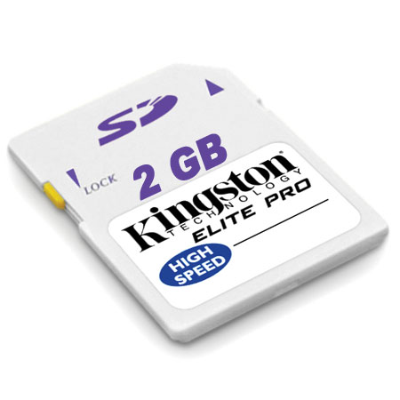 Kingston Secure Digital Card - Elite Pro (SD) - 2GB