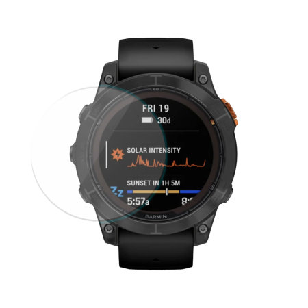 Olixar Tempered Glass Screen Protector - For Garmin Fenix 7 Pro