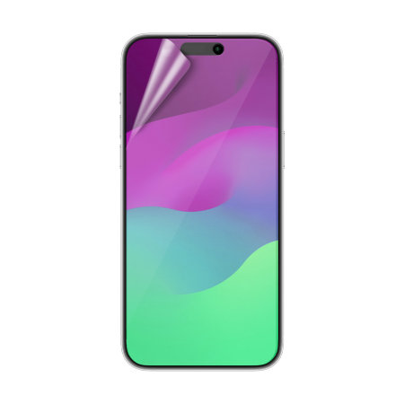 Olixar Two Pack Film Screen Protectors - For iPhone 15 Pro