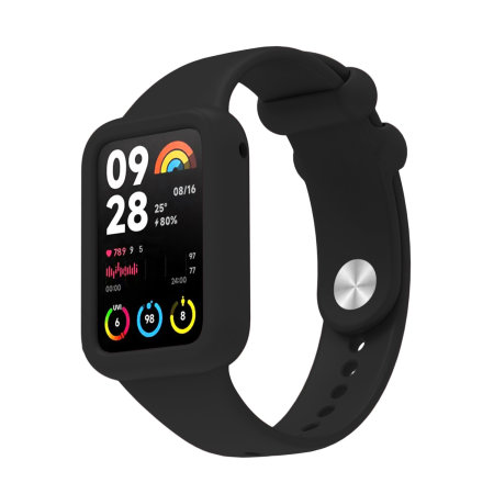 Olixar Black Silicone Protective Case - For Xiaomi Mi Smart Band 8 Pro