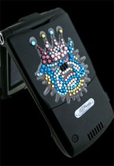 Ed Hardy Icing Rhinestone Mini Sticker - King Dog