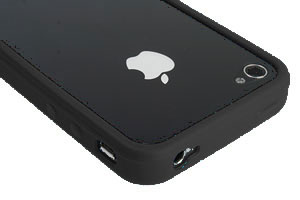 iPhone 4 Rubber Bumper in schwarz