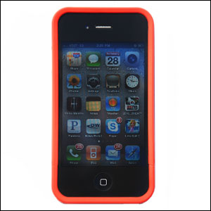 Hard Candy Slider For iPhone 4 - Red