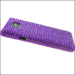 Samsung Galaxy S2 Diamant Back Cover Lila