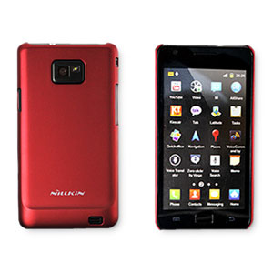 Nillkin Rubberised Back Cover for Samsung Galaxy S2 - Red
