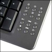 USB Wireless Keypad With Tracking Ball
