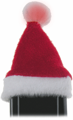 Flashing Phone Santa Hat