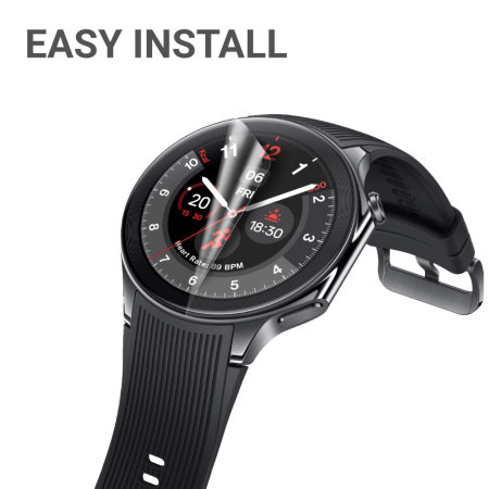 Olixar Two Pack Film Screen Protectors - For OnePlus Watch 2