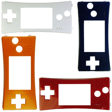 Logic 3 Game Boy Micro Face Covers (4 Pack)