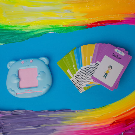 Maxlife Blue Talking Flash Cards English Learning Device For Kids