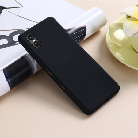 Olixar Black Silicone Case - For Sony Xperia 10 VI
