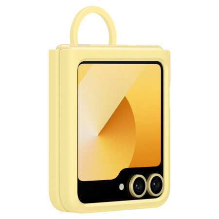 Official Samsung Yellow Silicone Case with Ring - For Samsung Galaxy Z ...