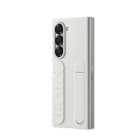 Official Samsung White Silicone Grip Case with Stand - For Samsung ...
