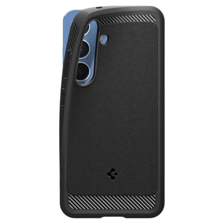 Spigen Rugged Armor MagFit Matte Black Case with MagSafe - for Samsung Galaxy S25