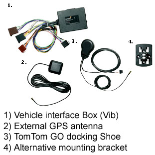 TomTom GO 510/710/910 Permanent Docking Kit