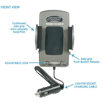 Arkon Powered PDA Mount - Treo 650 / Treo 700 (CM775)