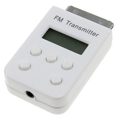 Mini FM Transmitter - White