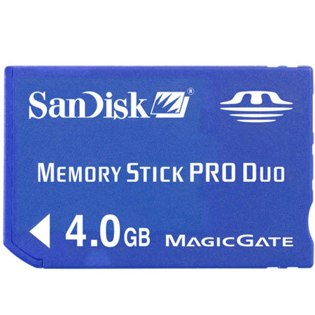 SanDisk Memory Stick PRO Duo - 4GB