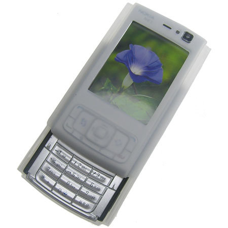 Advanced Silicone Case for Nokia N95 - Ice
