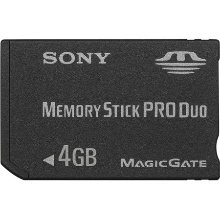 Sony 4GB Memory Stick PRO Duo Mark 2
