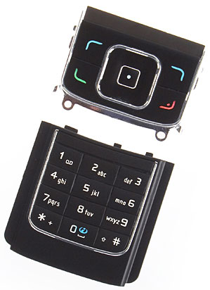 Genuine Nokia 6288 Replacement Keypad Set - Black