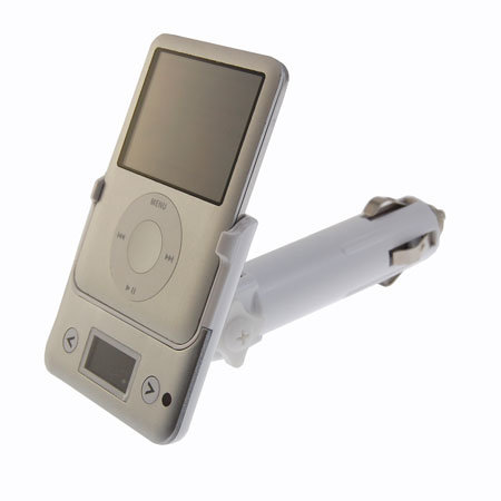 iPod Nano 3G Car Kit with Remote Control - Silver
