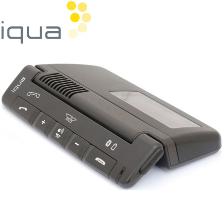 Iqua Vizor Sun - Solar Bluetooth Car Kit - Black