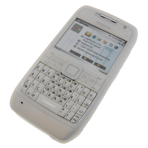 Silicone Case for Nokia E71 - White