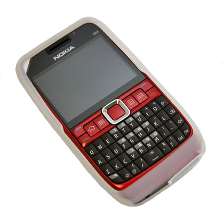 Silicone Case for Nokia E63 - Ice