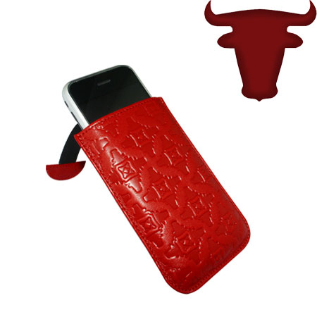 Piel Frama Pull Case For Apple iPhone 3GS / 3G - Red